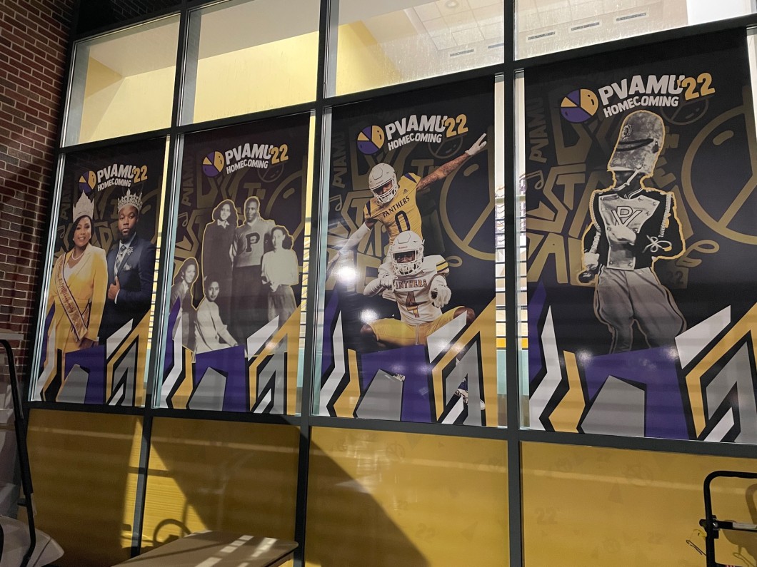 Homecoming 2022: Back in Stride Window Graphics | CASE